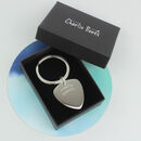 Personalised Guitar Plectrum Keyring By Charlie Boots ...