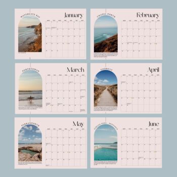 2024 Calendar | Cornwall | Artist Collab | A4 By Good Tuesday
