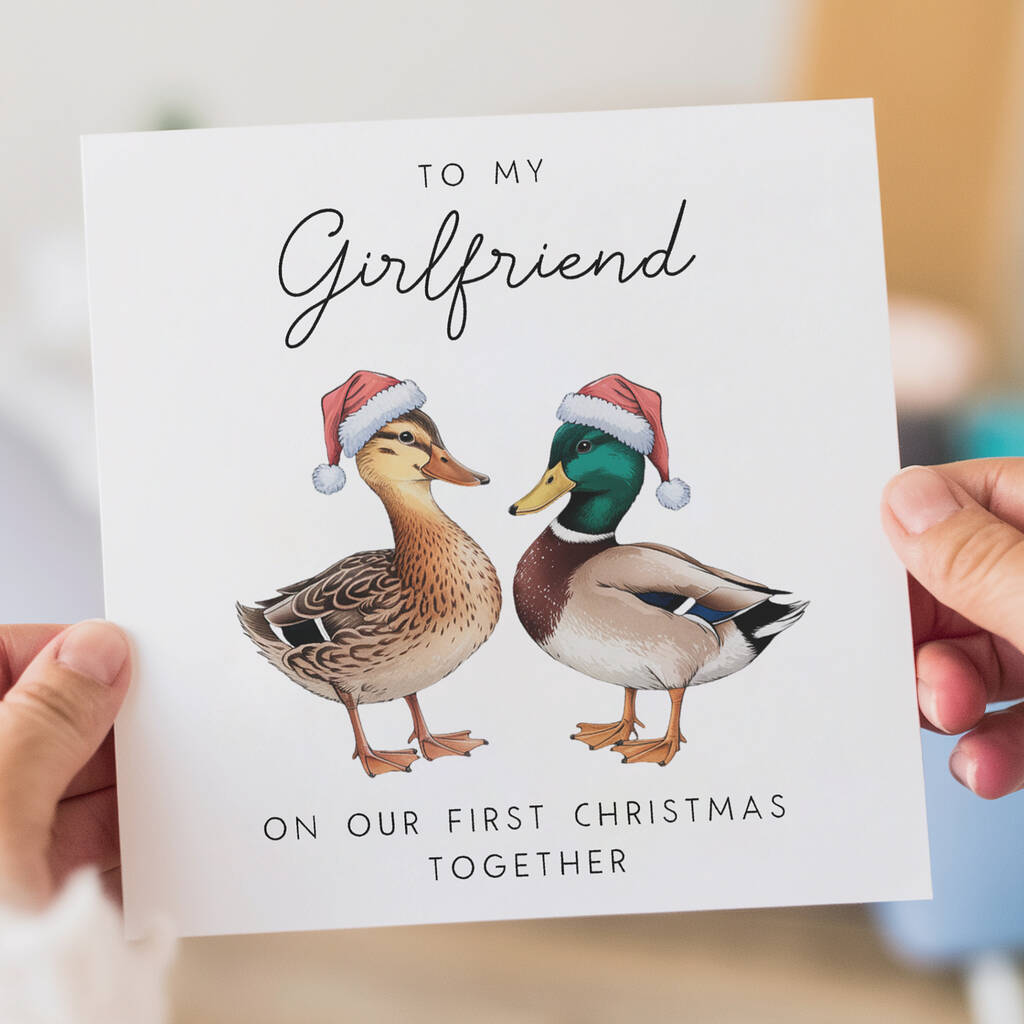 Girlfriend First Christmas Together Card By Uniqueful
