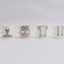 Bone China Stacking Skeleton Mug Set By Charlotte Clark Designer Maker ...