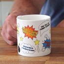 Personalised Hero Mug By Sparkle Ceramics | notonthehighstreet.com