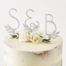 Personalised Letter Cake Topper By Sophia Victoria Joy ...