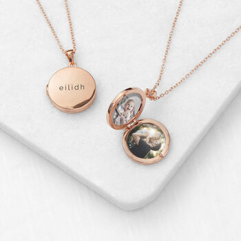 Personalised Round Photo Locket By JUNGLEY | notonthehighstreet.com
