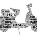 Personalised Retro Scooter Word Cloud Print By Unique Word Art ...
