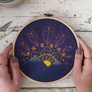 Sunset Embroidery Kit By Paraffle Embroidery | notonthehighstreet.com