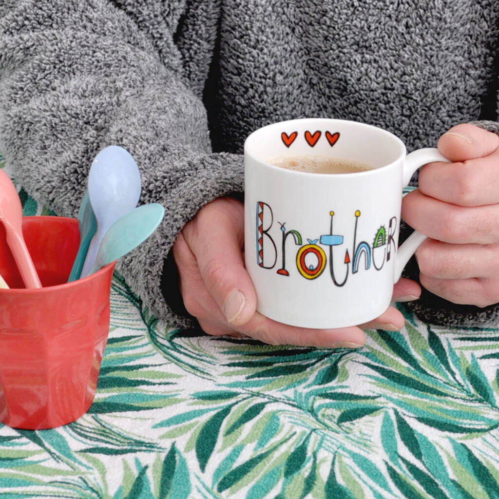 Brother Mug By Mary Fellows | notonthehighstreet.com