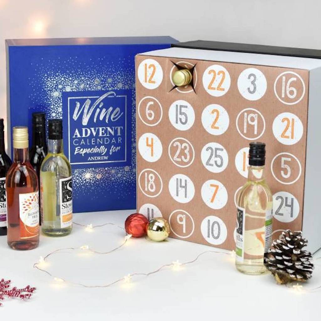 Personalised Luxury Wine Advent Calendar Box By TheLittleBoysRoom 