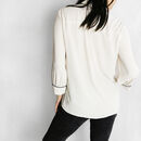 Brera Cream Blouse With Black Tassels By Lagom | notonthehighstreet.com