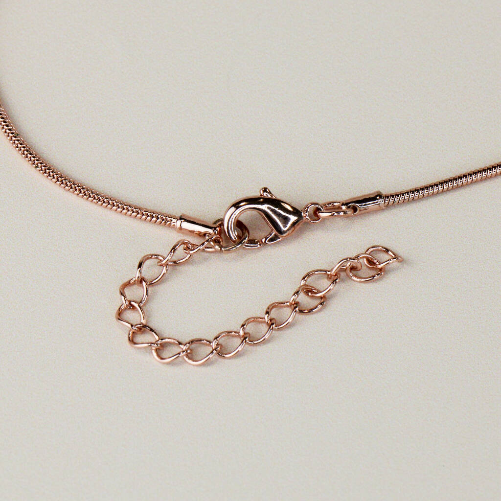 Rose Gold And Silver Circles Pendant Necklace By GY Studios