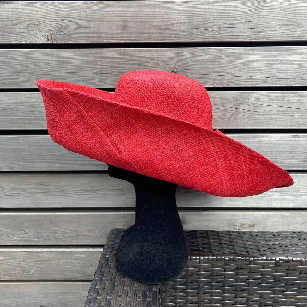 Large Brim Fold Up Straw Hat By Plum & Ivory | notonthehighstreet.com