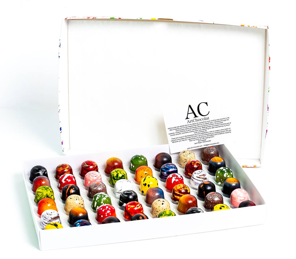 Bespoke Handmade Chocolate Selection Box By ArtChocolat ...