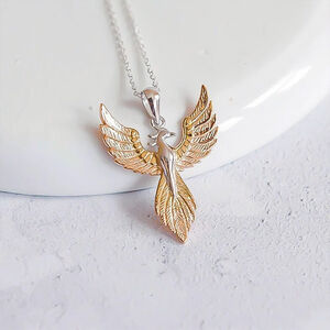 Personalised Phoenix Pendant Necklace By Songs of Ink and Steel ...
