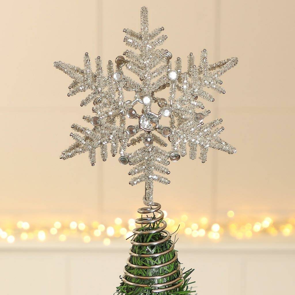 shine bright handmade 3d sparkling tree topper by dibor ...