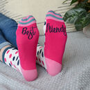 Best Friends Patterned Socks By Solesmith | notonthehighstreet.com
