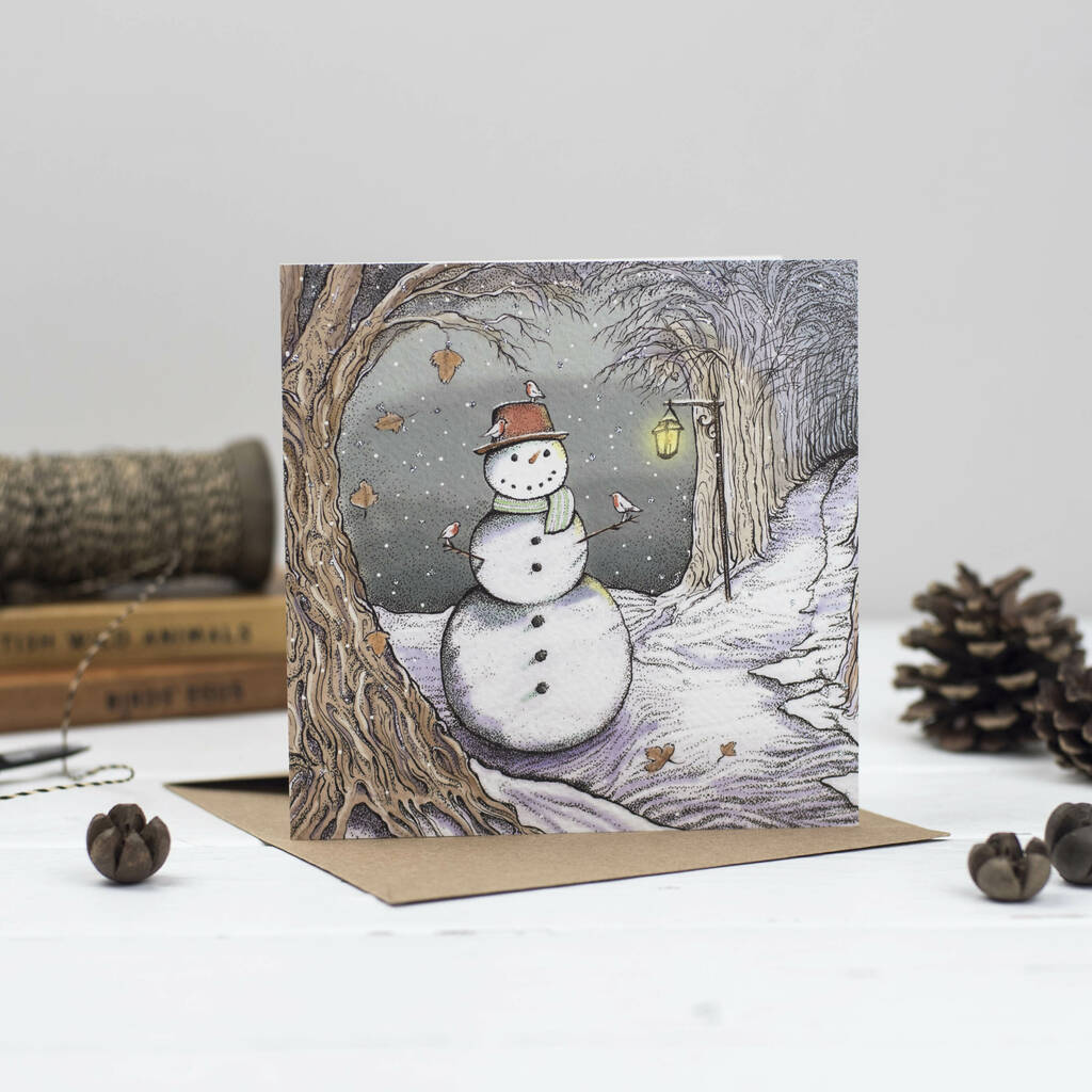 'snowman' Christmas Card By Fay's Studio | notonthehighstreet.com