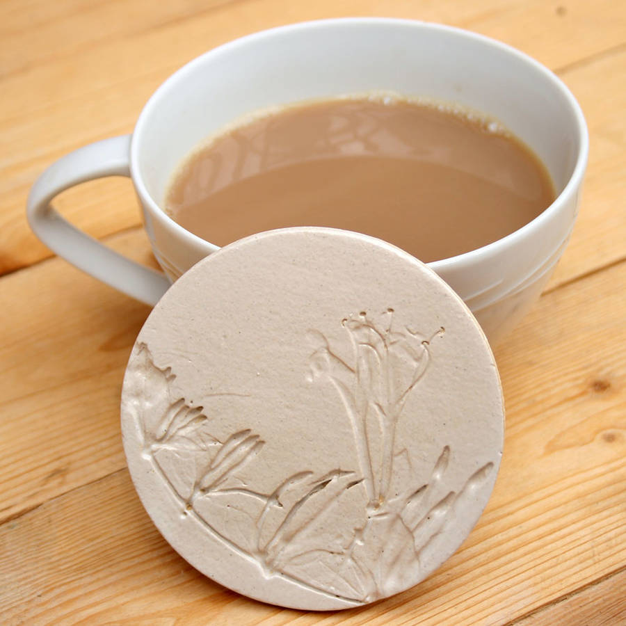 wild flower ceramic coasters by juliet reeves designs ...