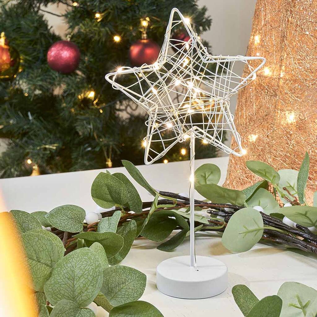 Star Table Light Ornament By Lime Lace
