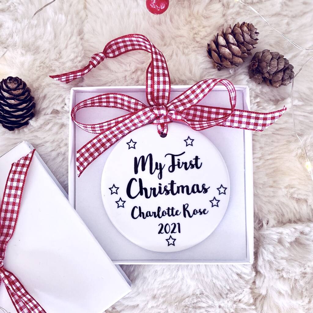 My First Christmas Tree Decoration By Livi & Belle | notonthehighstreet.com
