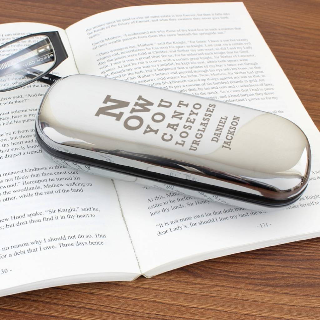 Personalised Eye Test Glasses Case By Oli Zo Notonthehighstreet
