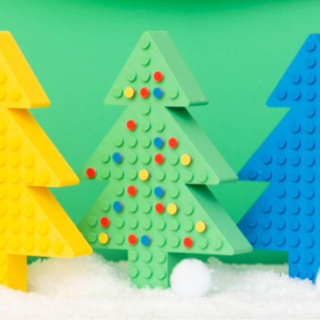Brick Compatible Spotty Christmas Tree By Made Happy