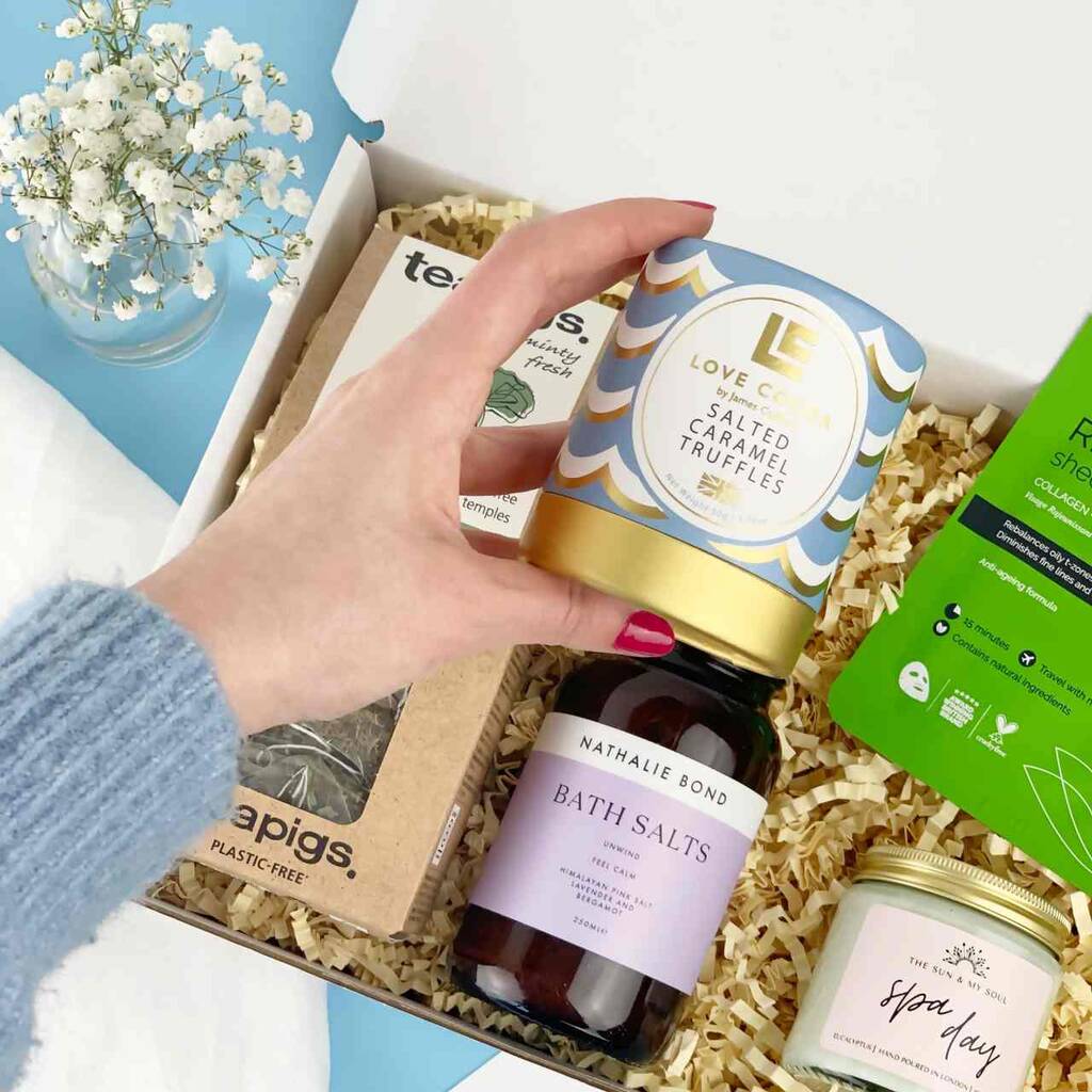 Relax And Indulge Luxury Self Care Gift Box By The Sun & My Soul