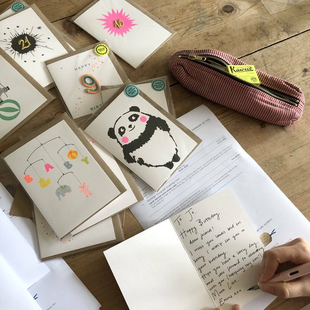 Handmade 18th Birthday Card With Embroidered Age By Petra Boase Ltd 
