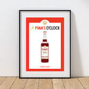 'it's Always Pimm's O'clock' Personalised Print By Loveday Designs ...