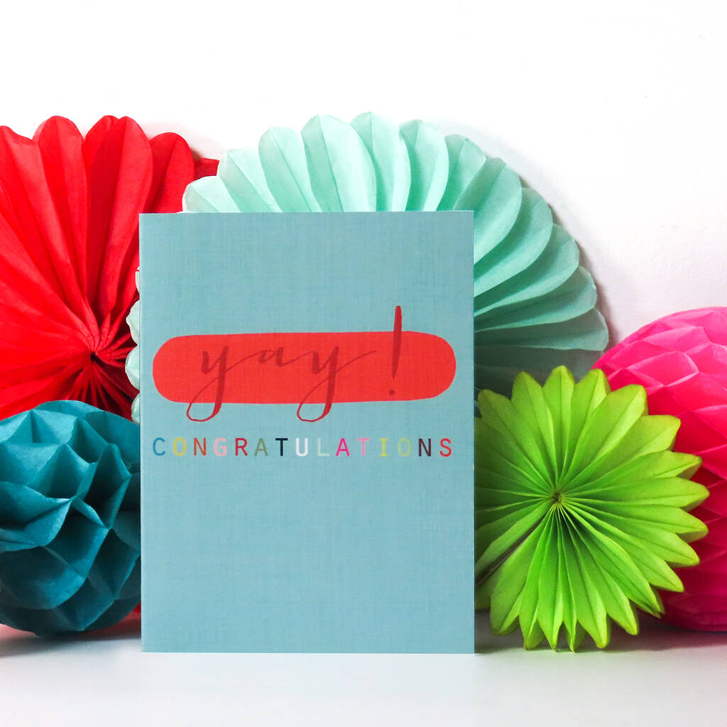 Mini Congratulations Card By Kali Stileman Publishing ...