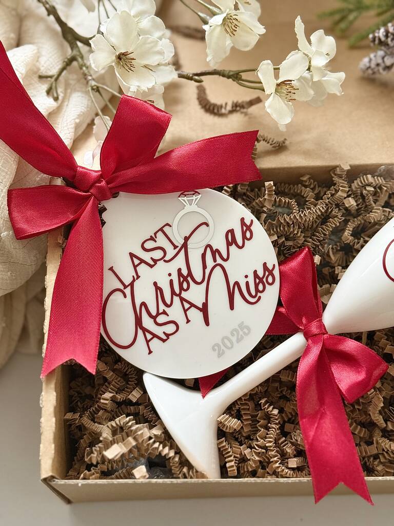 Last Christmas As A Miss Gift Set By Hitched by Hannah