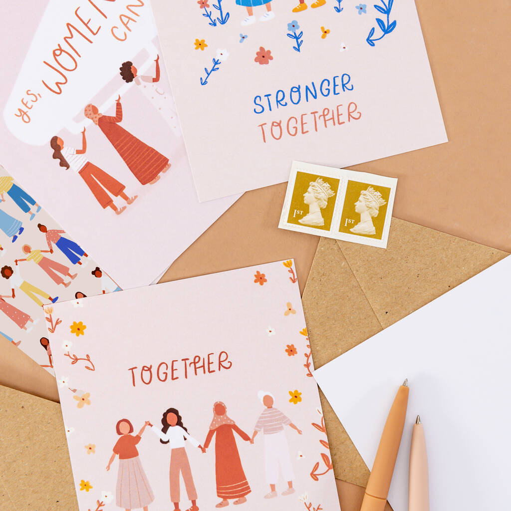Set Of 10 Women's Empowerment Note Cards With Envelopes By Flourish ...