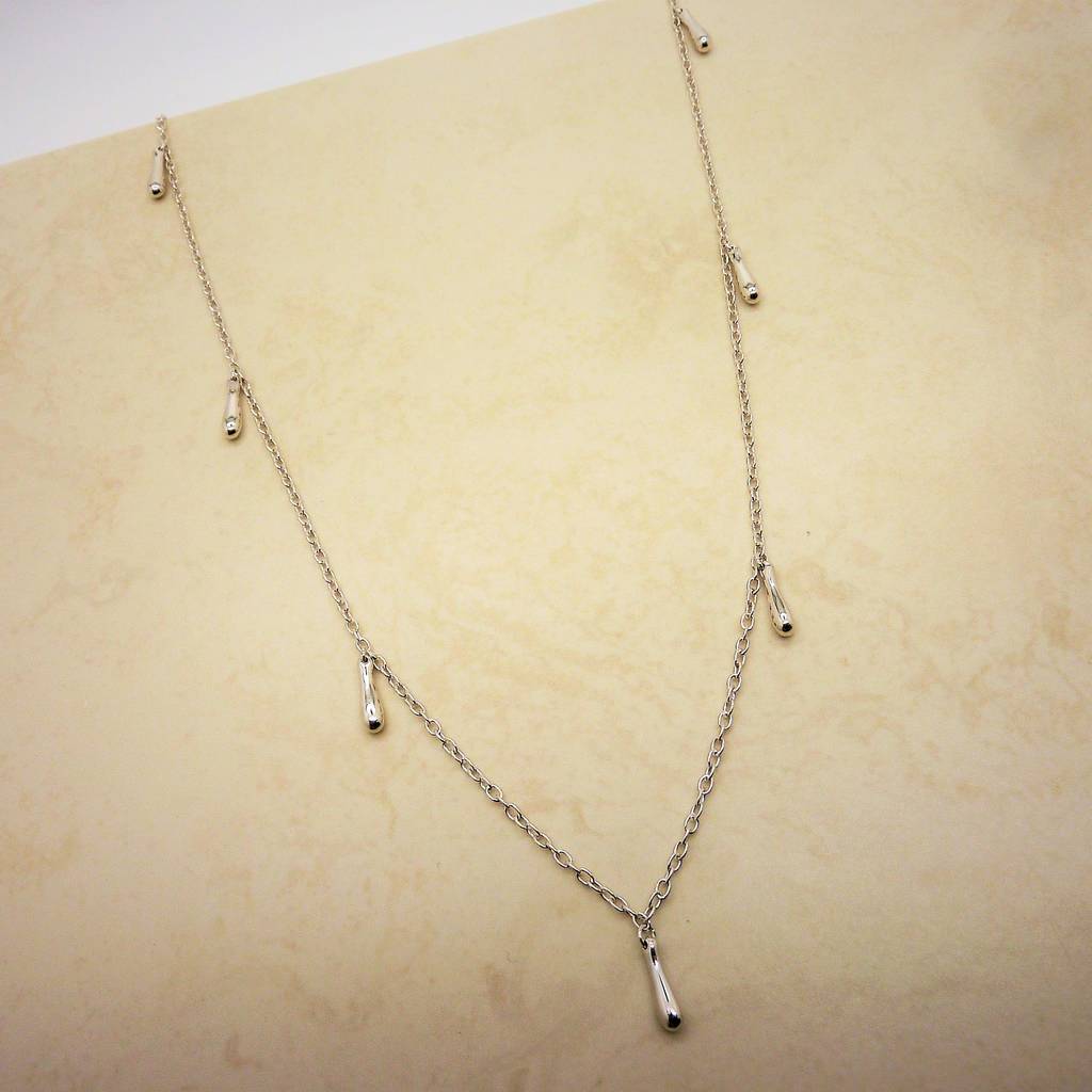 seven drip necklace by lucy quartermaine | notonthehighstreet.com