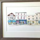 Farnham High Street 'castle Street' By Chris Gent Illustration ...