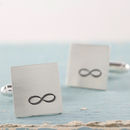 Personalised Anniversary Gift. Infinity Cufflinks By Louy Magroos ...