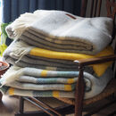 Personalised Wedding Message Herringbone Throw By Stabo ...