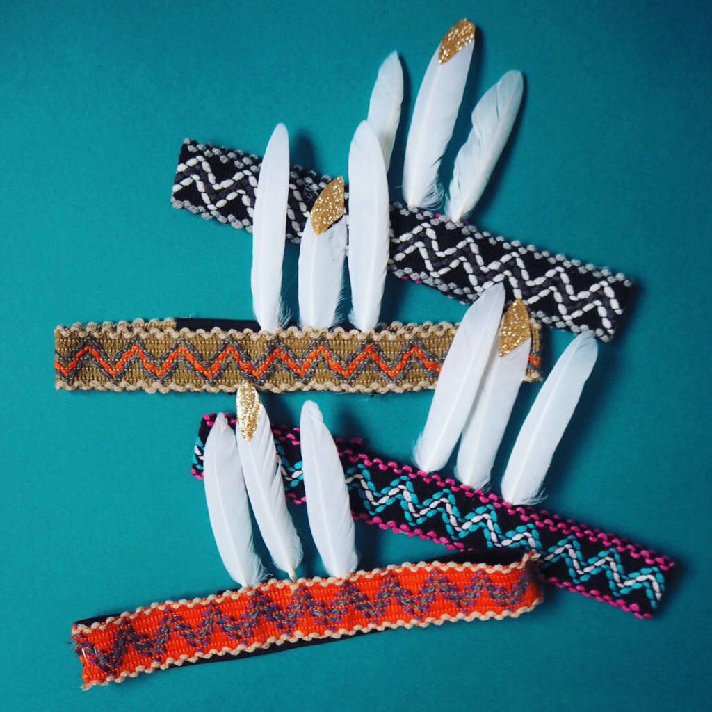 Feather Headband By Tigerlily Paper Goods | notonthehighstreet.com