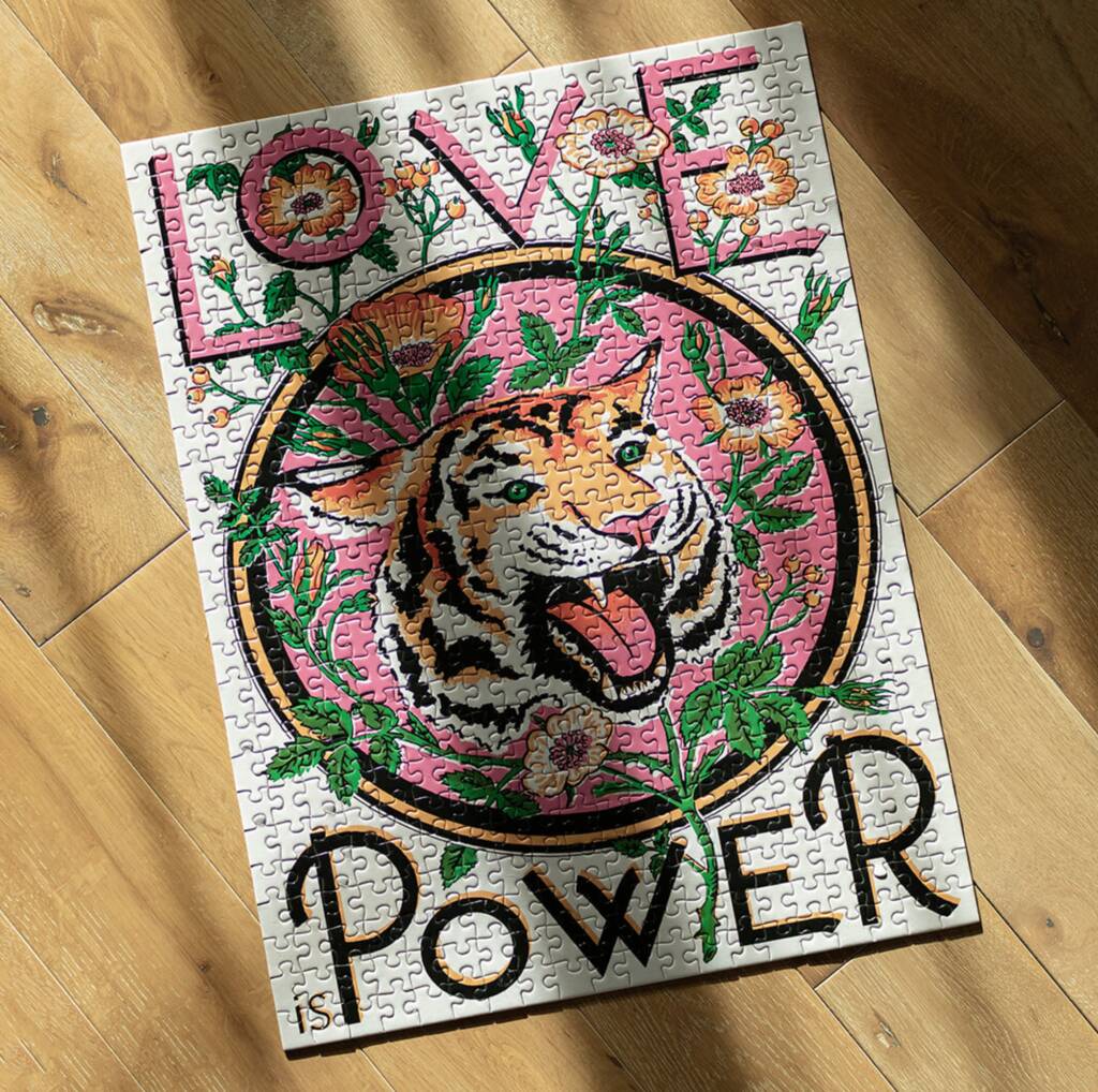 500 Piece Love Is Power Artist Edition Puzzle By Luckies ...