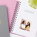 Personalised Hidden Photo Hardback Notebook By Martha Brook ...