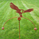 Owl Single Or Double Ball Garden Wind Rocker By The Orchard ...