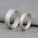 Matching Personalised Silver Rings By Soremi Jewellery ...