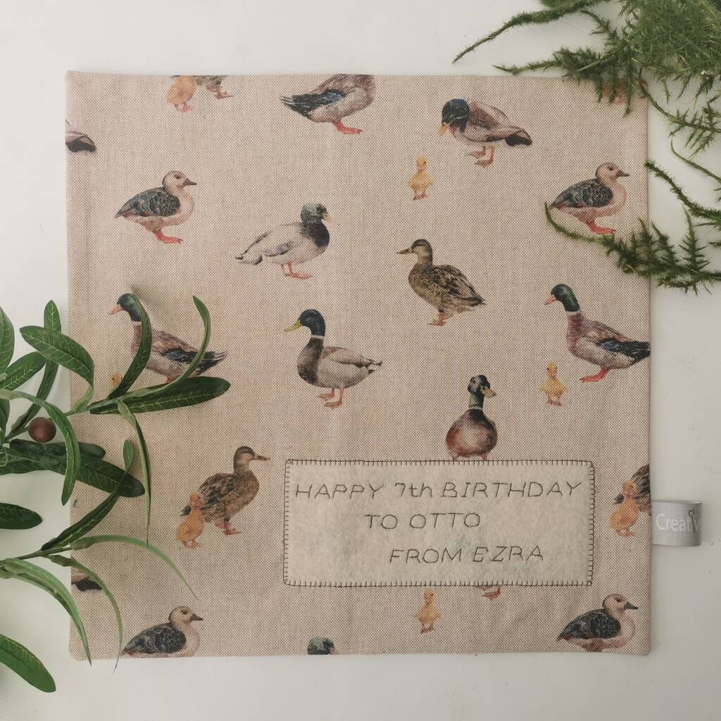 Personalised Custom Duck Cushion, Gifts For Her By CreativeBlonde Gifts ...