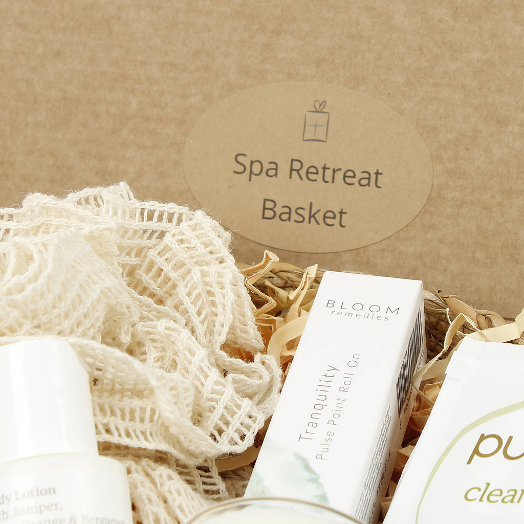 spa retreat gift basket by green tulip ethical living ...