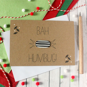 Bah Humbug! Grumpy Christmas Card By Little Silverleaf ...