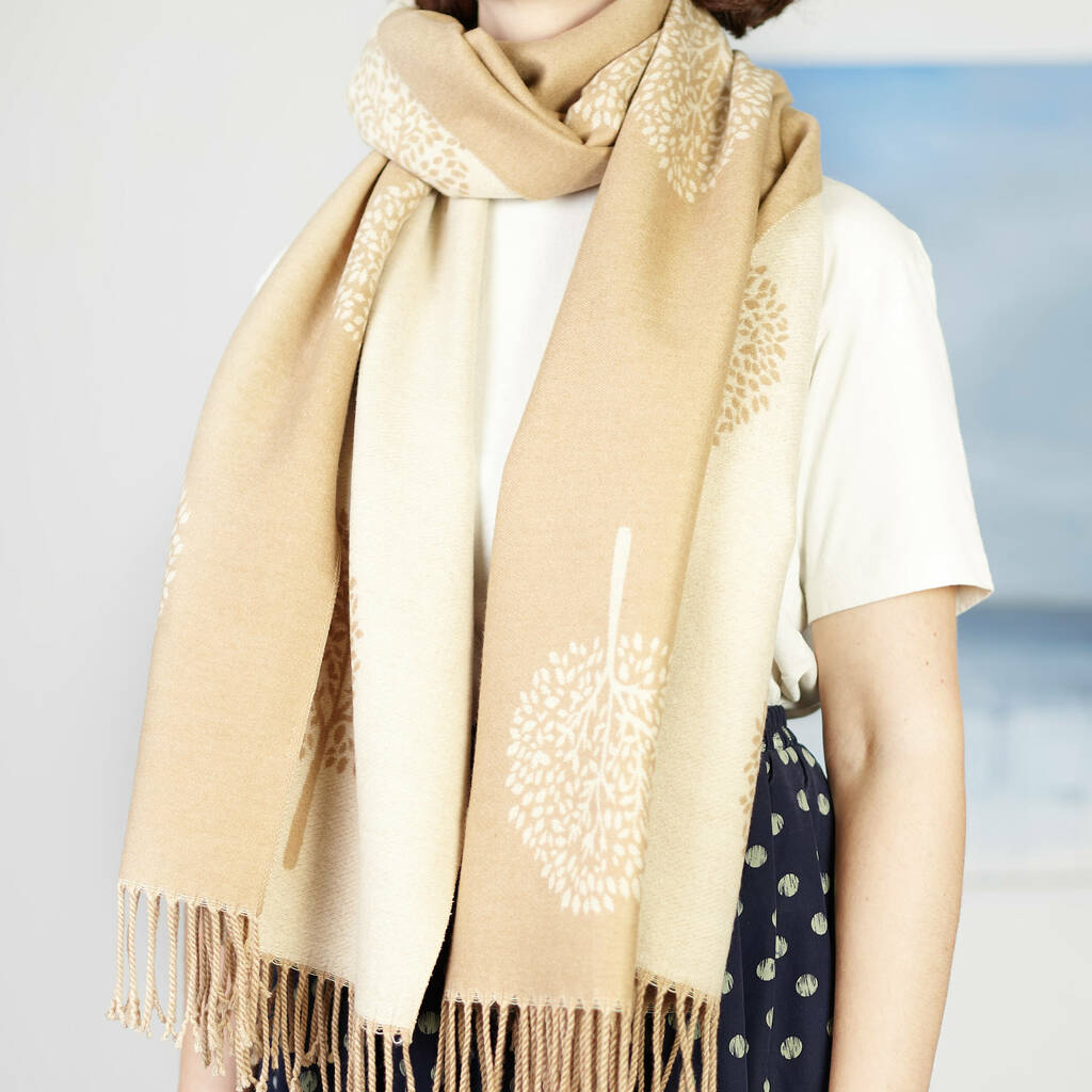cashmere tree of life scarf by my posh shop | notonthehighstreet.com
