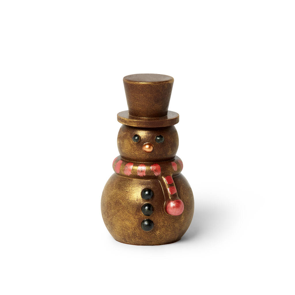 Solid Chocolate Top Hat Snowman By 23 CHOCOLATE