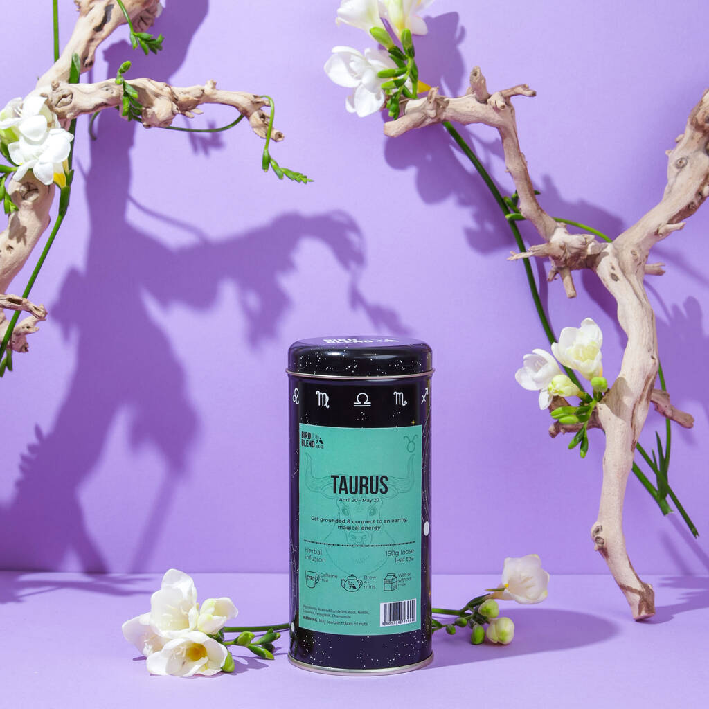 Taurus Zodiac Tea Tin By Bird & Blend Tea Co.