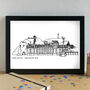 Aberystwyth Skyline Art Print Unframed By Becka Griffin Illustration ...