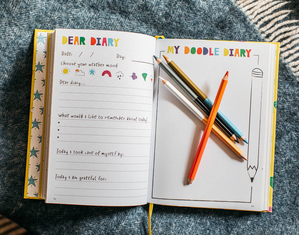 The Positive Doodle Diary By The Positive Planner | notonthehighstreet.com