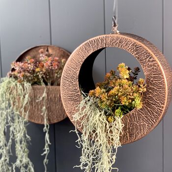 Round Copper Hanging Planter One Left By London Garden Trading ...
