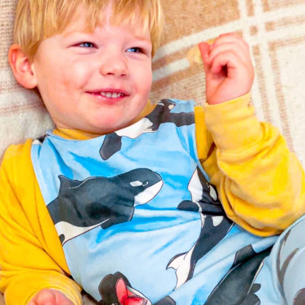 Children's Orca Romper By Project Panda