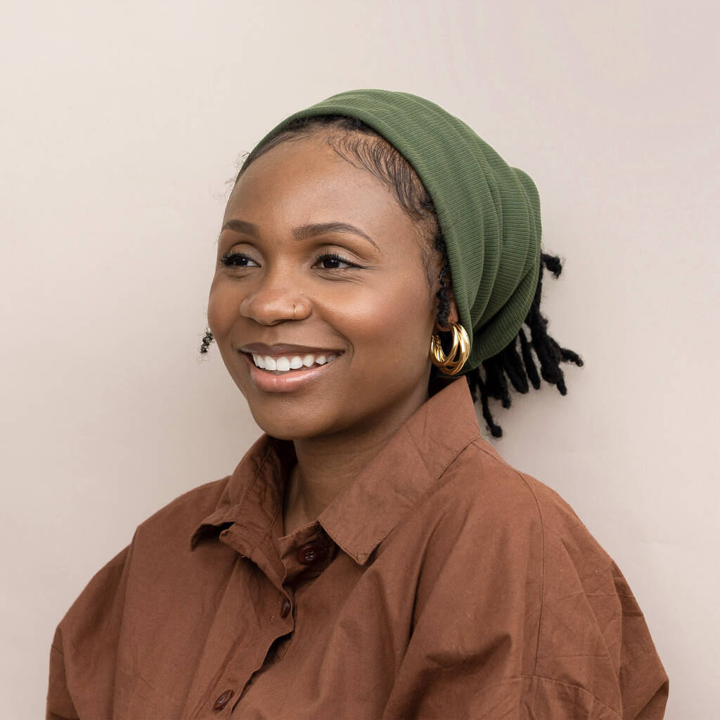 Women's Satin Lined Ribbed Tube Wrap 'Gifts For Her' By Nourished Springs